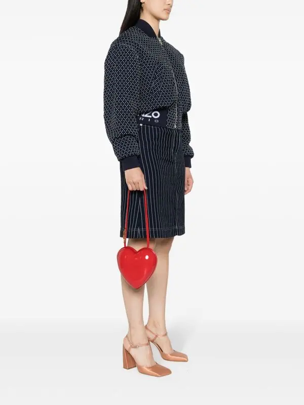Moschino Heart-shape Shoulder Bag - Red