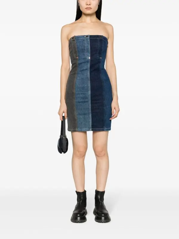 Moschino Layered Denim Dress