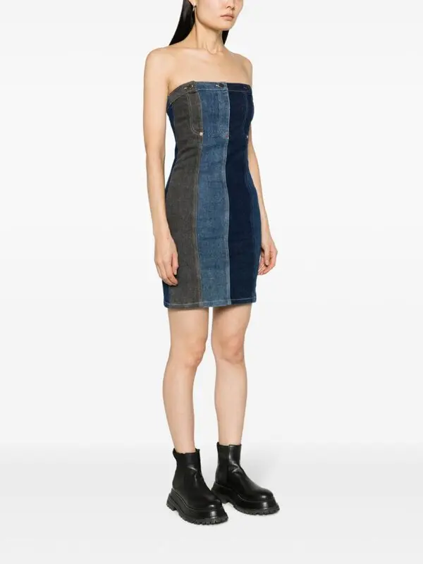 Moschino Layered Denim Dress