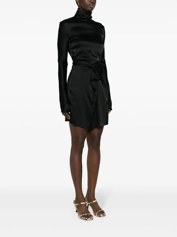 Nanushka Charon Twisted Satin Dress