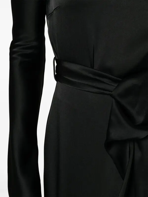 Nanushka Charon Twisted Satin Dress