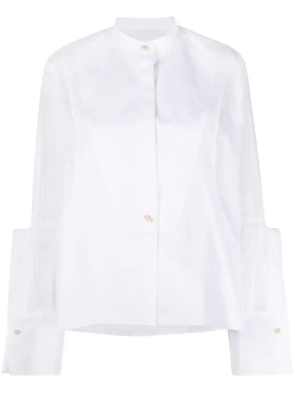 JIL SANDER Panelled Cotton Shirt
