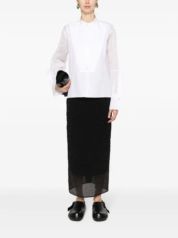 JIL SANDER Panelled Cotton Shirt