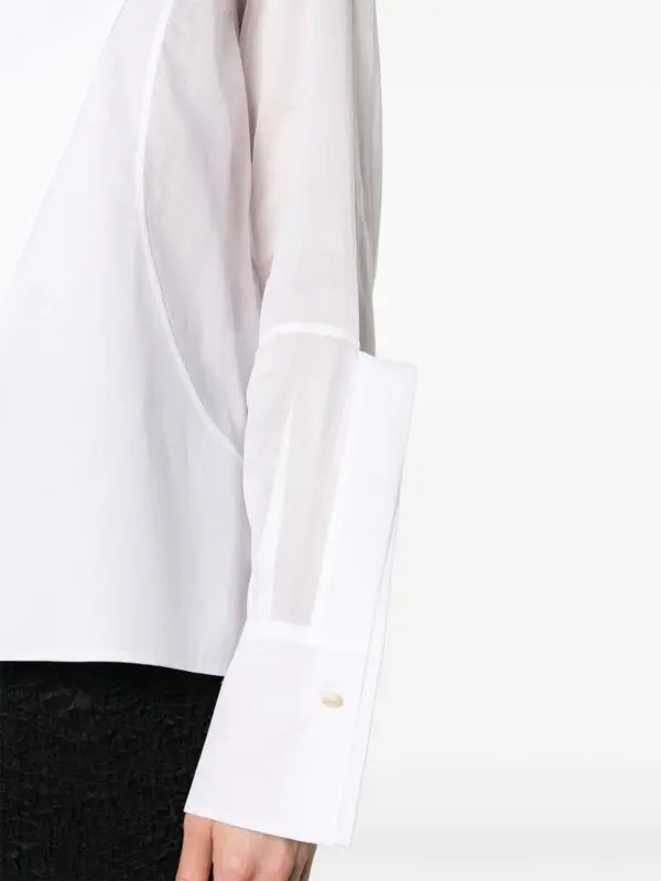 JIL SANDER Panelled Cotton Shirt