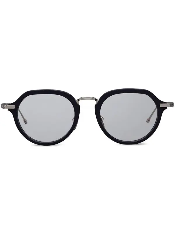 Thom Browne Round-frame Glasses - Blue