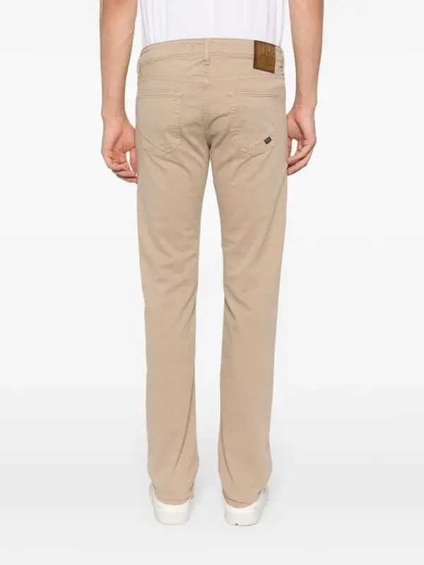 Incotex Low-rise Slim-fit Trousers - Neutrals