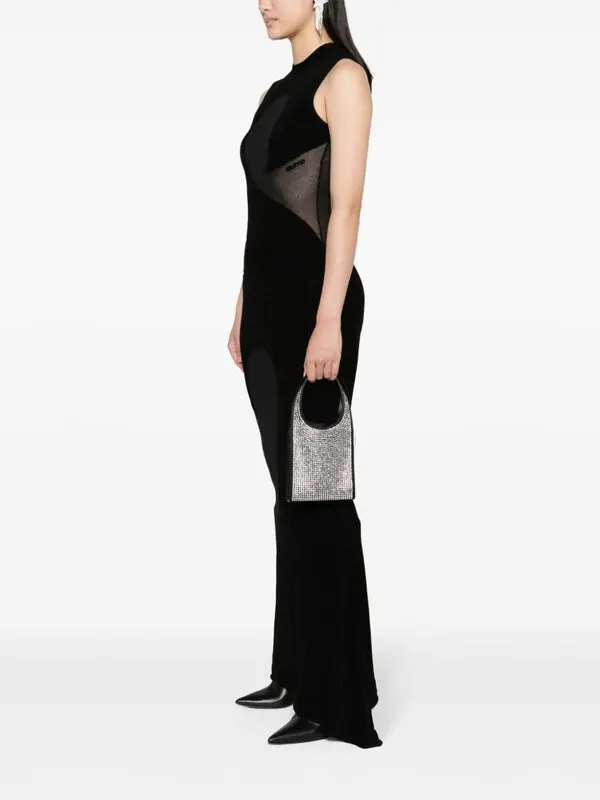 Coperni Mini Swipe Crystal-embellished Tote Bag