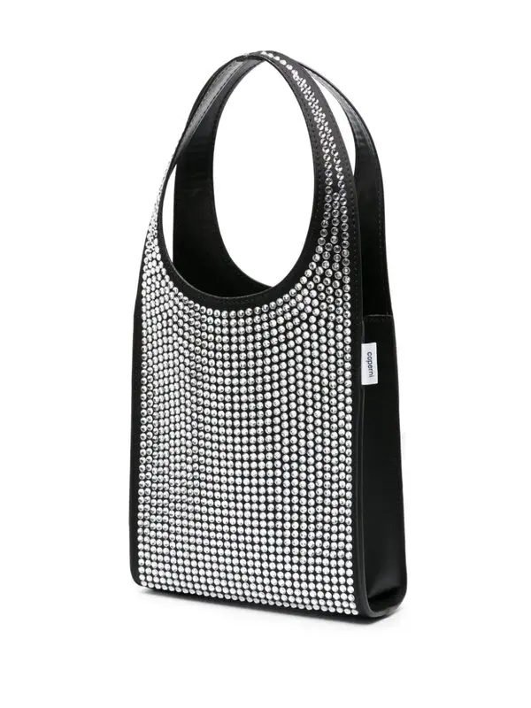 Coperni Mini Swipe Crystal-embellished Tote Bag