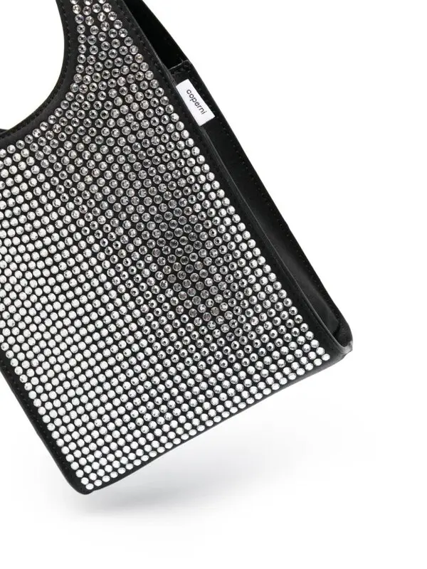 Coperni Mini Swipe Crystal-embellished Tote Bag