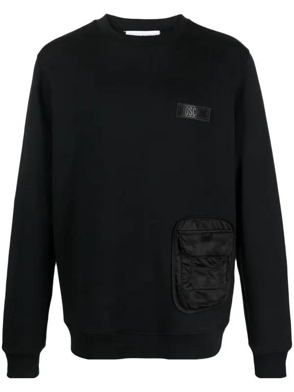 Moschino Cargo Cotton Sweatshirt