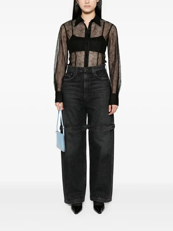 Helmut Lang Mesh Button-up Shirt
