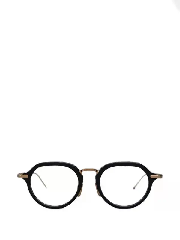 Thom Browne Round-frame Glasses - Black