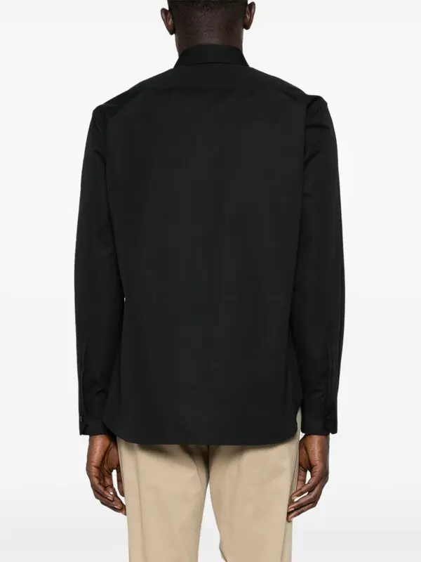Saint Laurent Poplin Shirt - Black