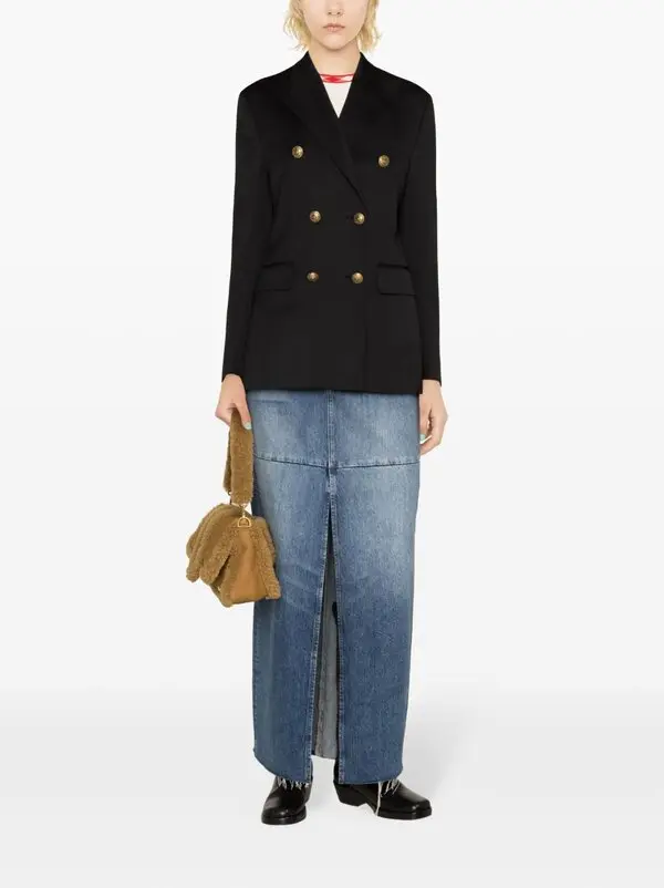 GOLDEN GOOSE Double-breasted Blazer - Black