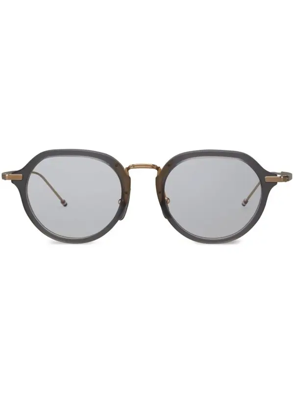 Thom Browne Round-frame Glasses - Grey