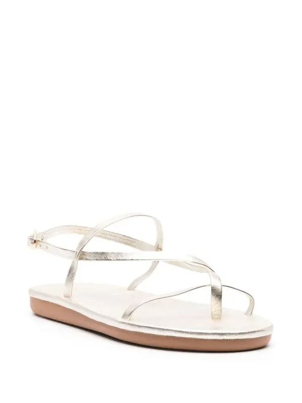 ANCIENT GREEK SANDALS Alethea Flat Sandals - Gold