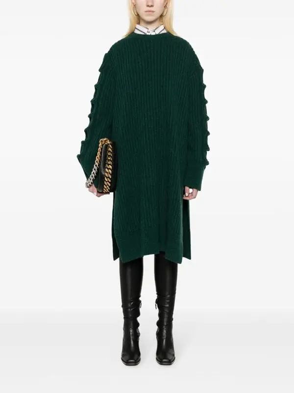 Stella McCartney Round-neck Midi Knitted Dress