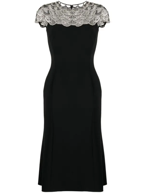 Jenny Packham Melody Bead-embellished Midi Dress