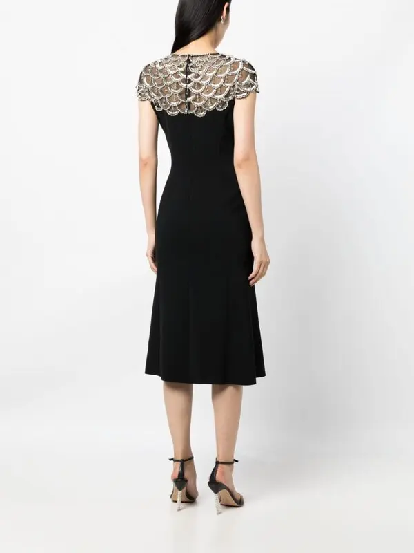 Jenny Packham Melody Bead-embellished Midi Dress