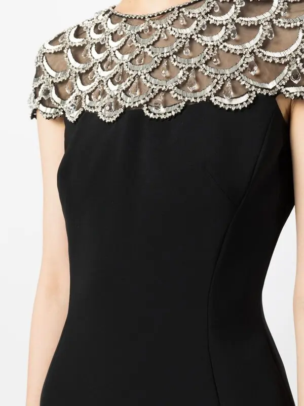 Jenny Packham Melody Bead-embellished Midi Dress