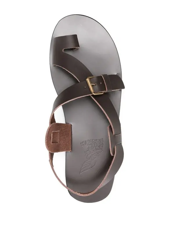 ANCIENT GREEK SANDALS Paris Flat Sandals - Brown