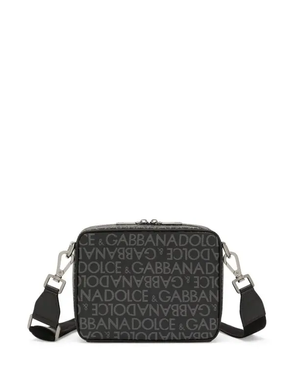 Dolce & Gabbana Monogram Shoulder Bag - Black