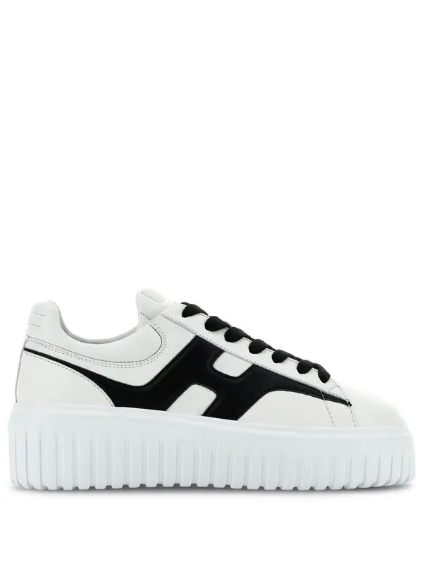 Hogan H-stripes Platform Sneakers - White