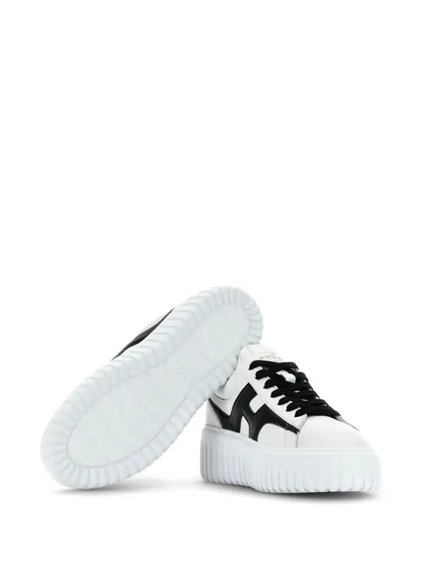 Hogan H-stripes Platform Sneakers - White