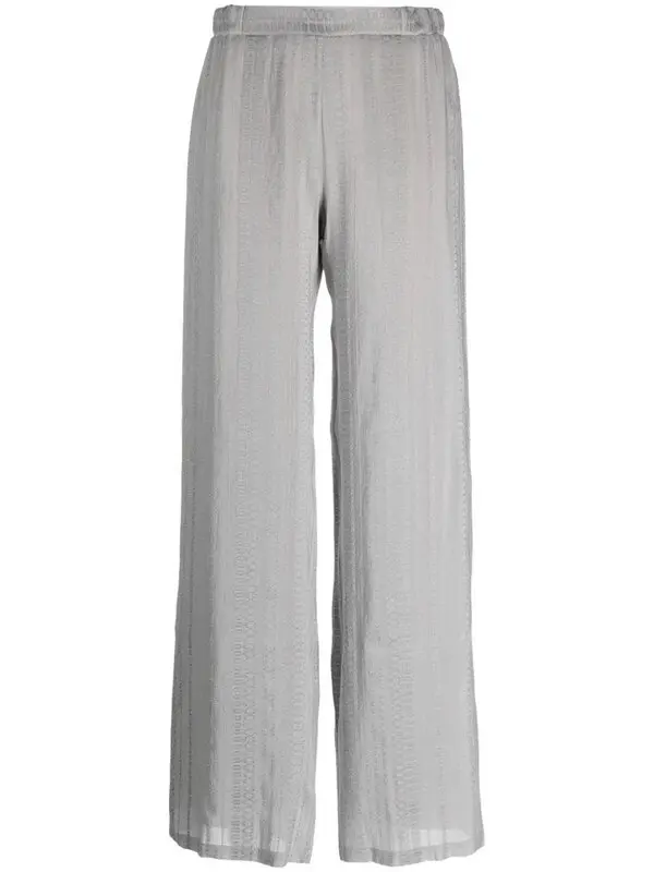 Zeus+dione High-waisted Wide-leg Trousers