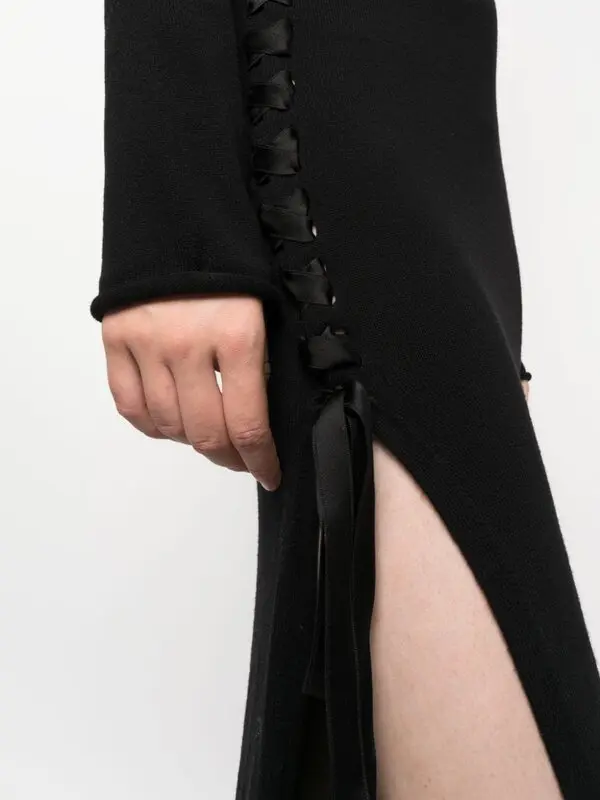 Saint Laurent Side-slit Maxi Dress