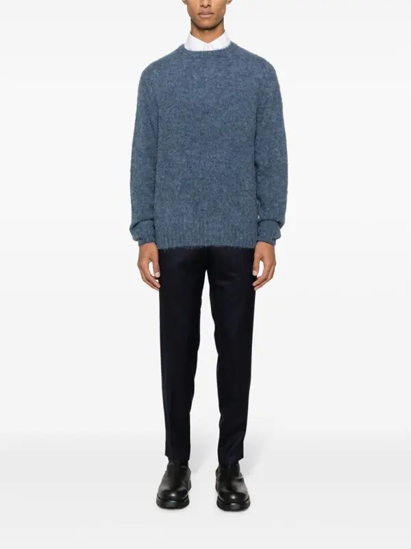Harmony Shaggy Mélange Brushed Wool Jumper