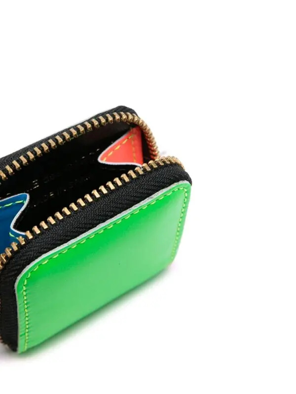 Comme Des Garçons Super Fluo Group Leather Wallet