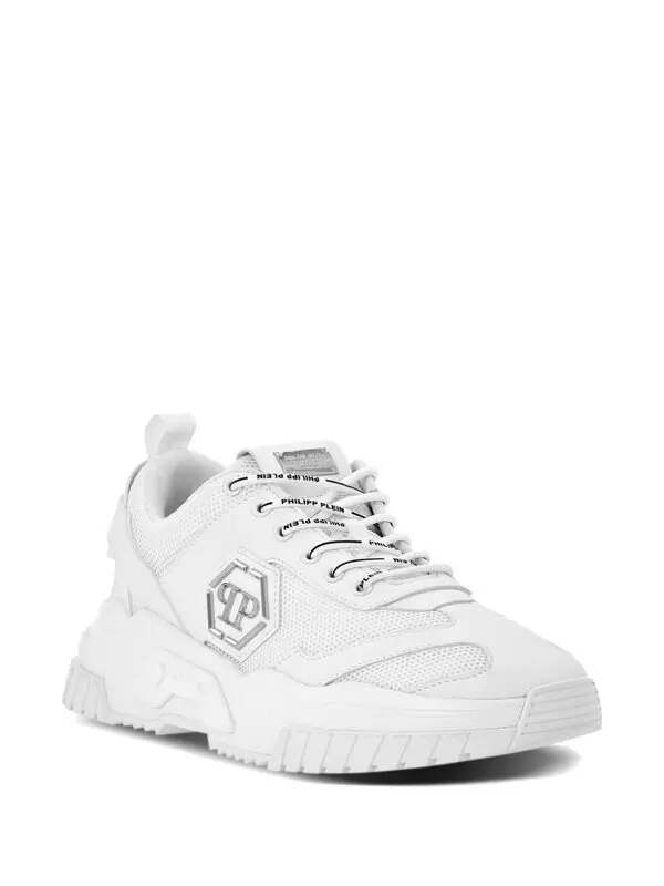 Philipp Plein Predator Logo-plaque Sneakers - White