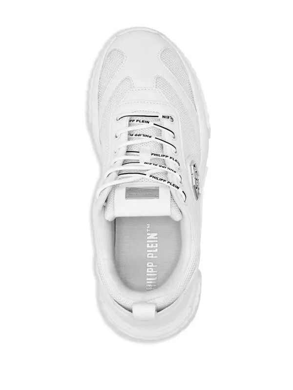 Philipp Plein Predator Logo-plaque Sneakers - White