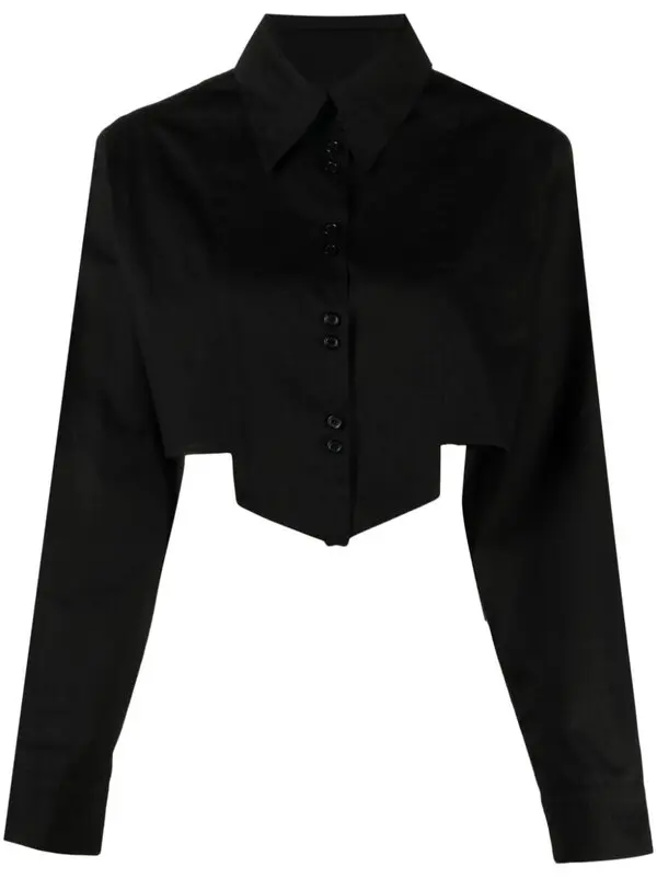 RXQUETTE Cropped Cotton Shirt
