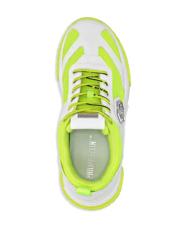 Philipp Plein Predator Panelled Sneakers - Yellow