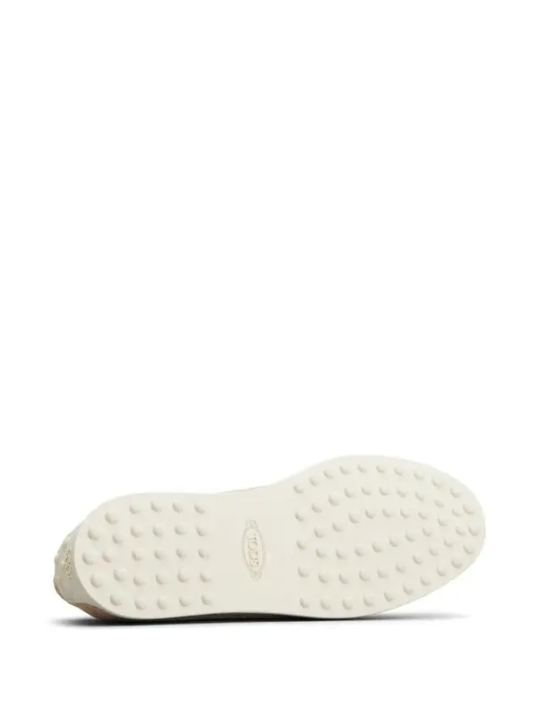 TOD'S Gomma Leather Loafers - Neutrals