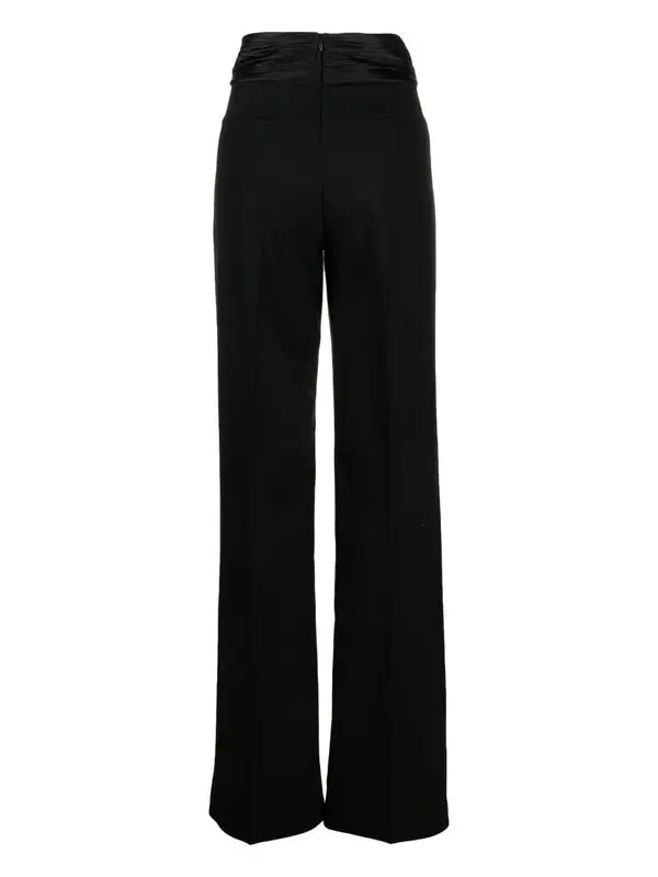 LAQUAN SMITH Sash-detail Tailored Wool Trousers