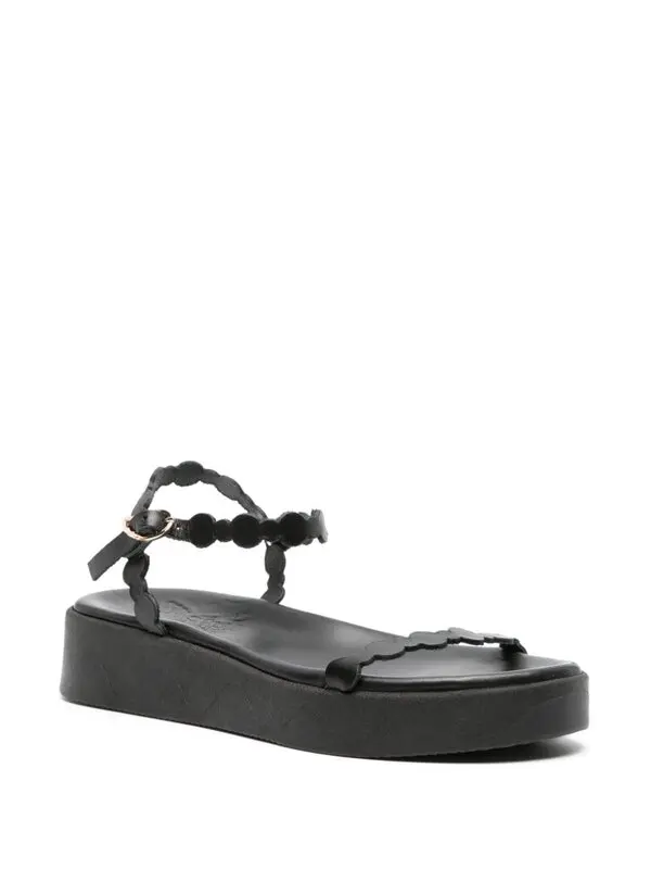 ANCIENT GREEK SANDALS Toxo 40mm Leather Sandals - Black