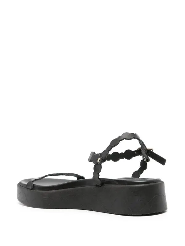 ANCIENT GREEK SANDALS Toxo 40mm Leather Sandals - Black