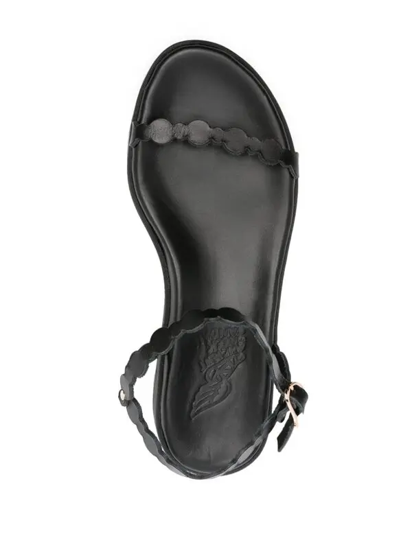 ANCIENT GREEK SANDALS Toxo 40mm Leather Sandals - Black