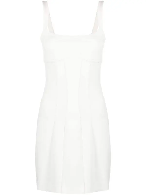 RXQUETTE Frame Crepe Minidress - White