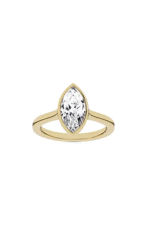 JENNIFER FISHER 18k Gold 2.0 Ctw Lab-created Diamond Marquise Solitaire Ring - 18k Yellow Gold