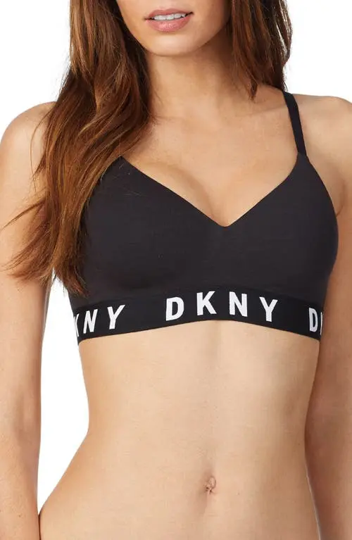 Dkny Cozy Boyfriend Wire-free Push-up Bra - Y3t/dk Bla