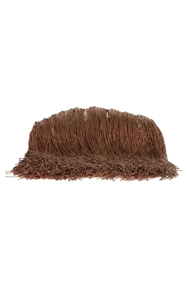 PETIT KOURAJ Fringe Top Handle Bag