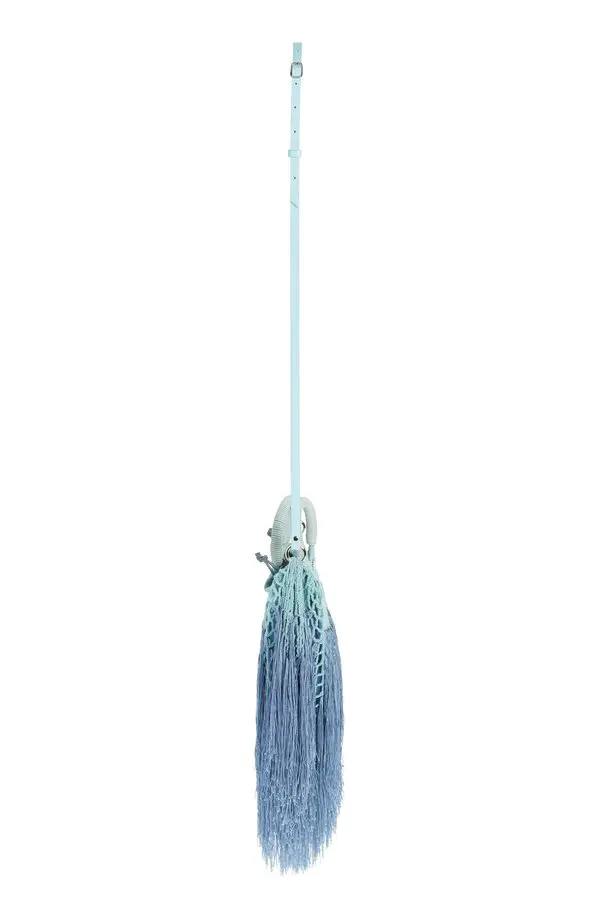 PETIT KOURAJ Mini Fringe Top Handle Bag