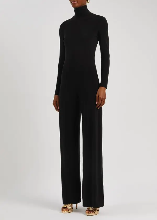 Norma Kamali Roll-neck Jumpsuit