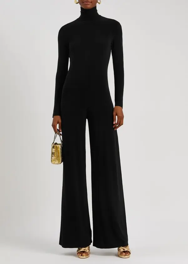 Norma Kamali Roll-neck Jumpsuit