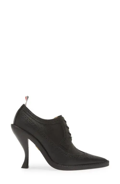 Thom Browne Pointed Toe Wingtip Pump