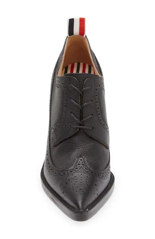 Thom Browne Pointed Toe Wingtip Pump